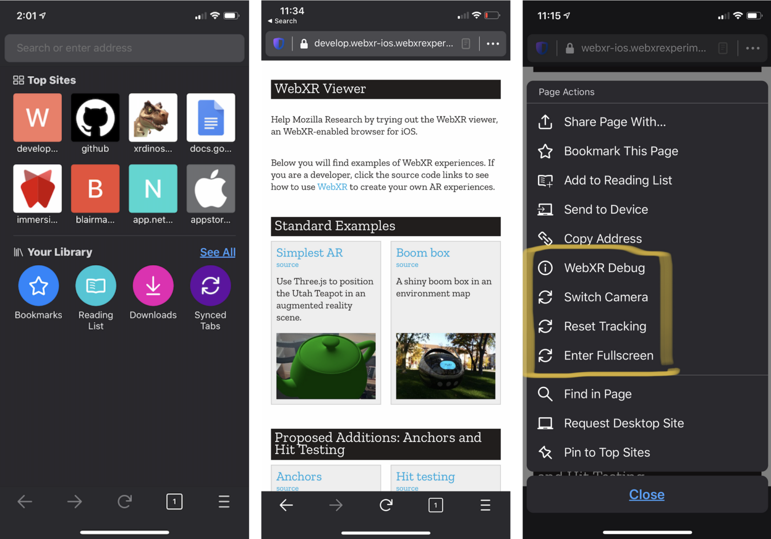 Mozilla releases WebXR Viewer 2.0 for Augmented Reality browser-based ...