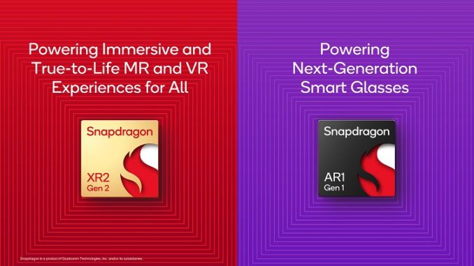 Qualcomm launches next generation XR2 Gen 2 & AR1 Gen 1 platforms