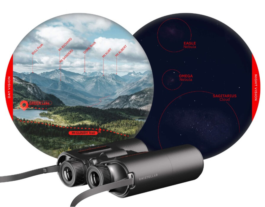 Unistellar’s New Binoculars Feature Augmented Reality Overlays